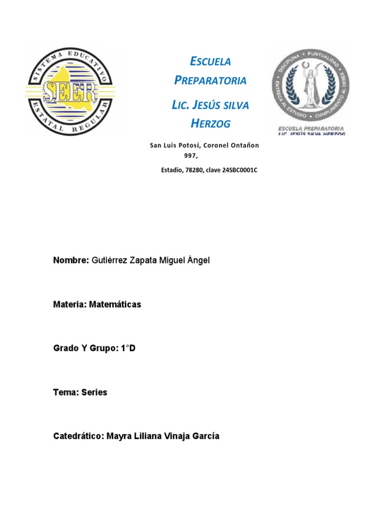 Series Matematicas | PDF