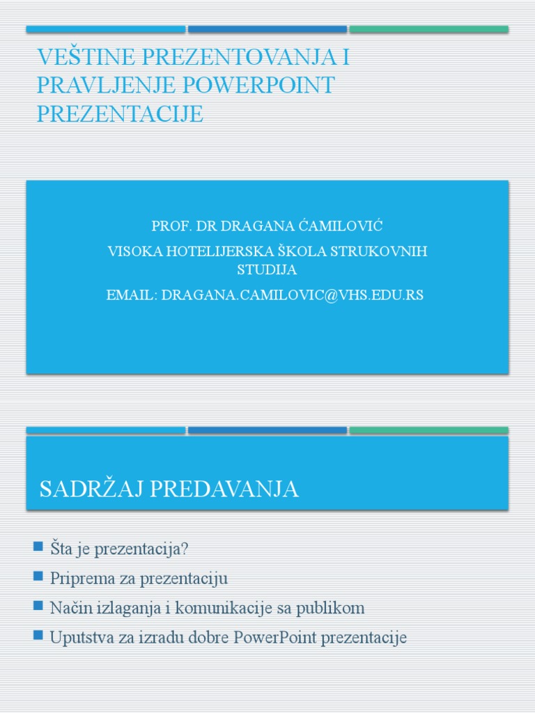 Pravljenje Prezentacija | PDF