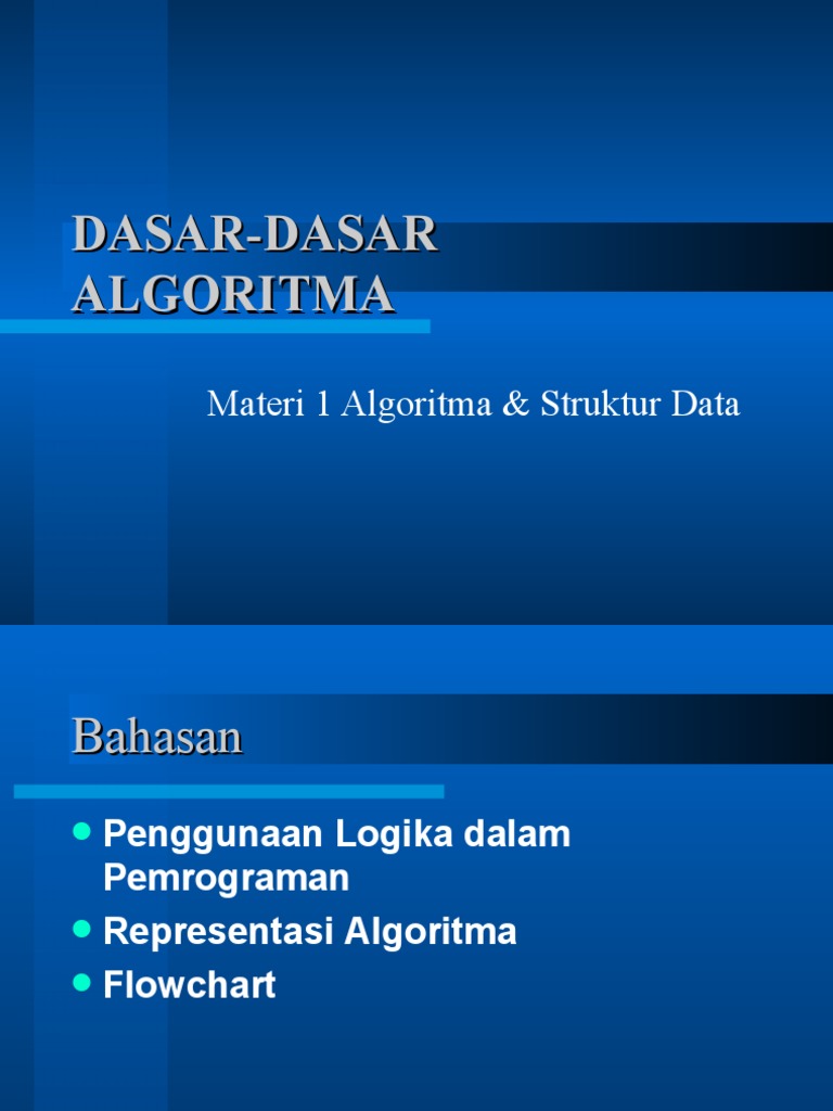 3 - Dasar-Dasar Algoritma-2 | PDF