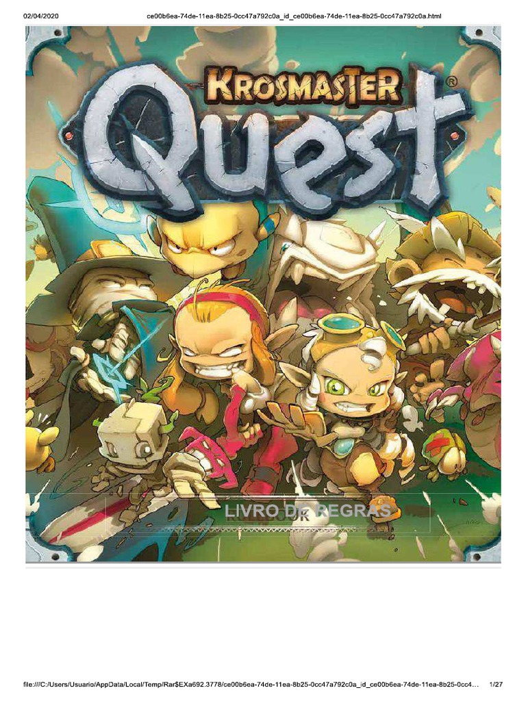 Krosmaster Quest Manual Traduzido para BR 149758 | PDF