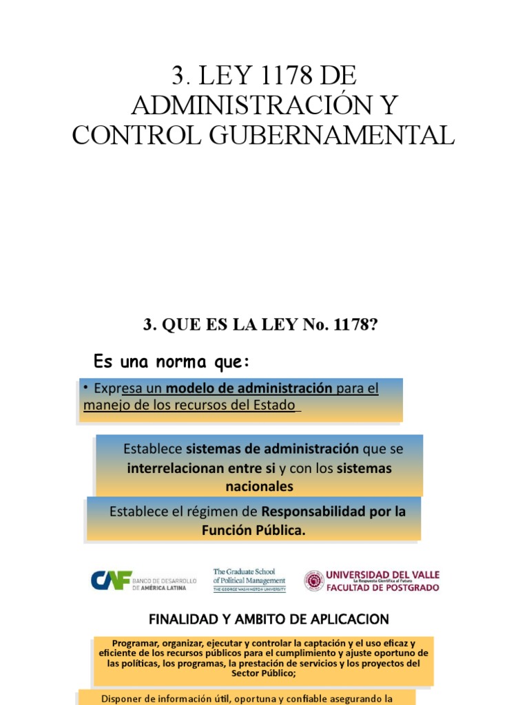 La Administración y El Control Gubernamental | PDF | Estatuto de limitaciones | Estado (política)