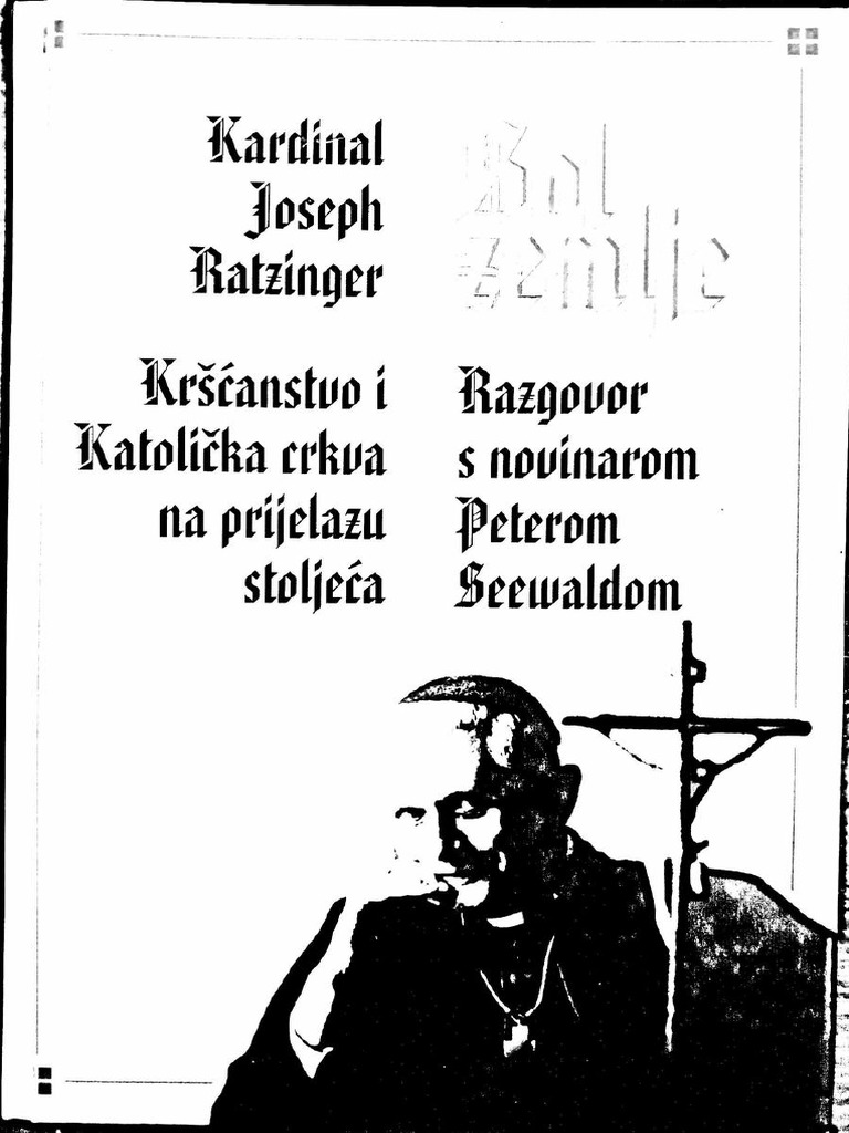 Sol Zemlje Ratzinger Papa Benedikt Xvi PDF Free | PDF