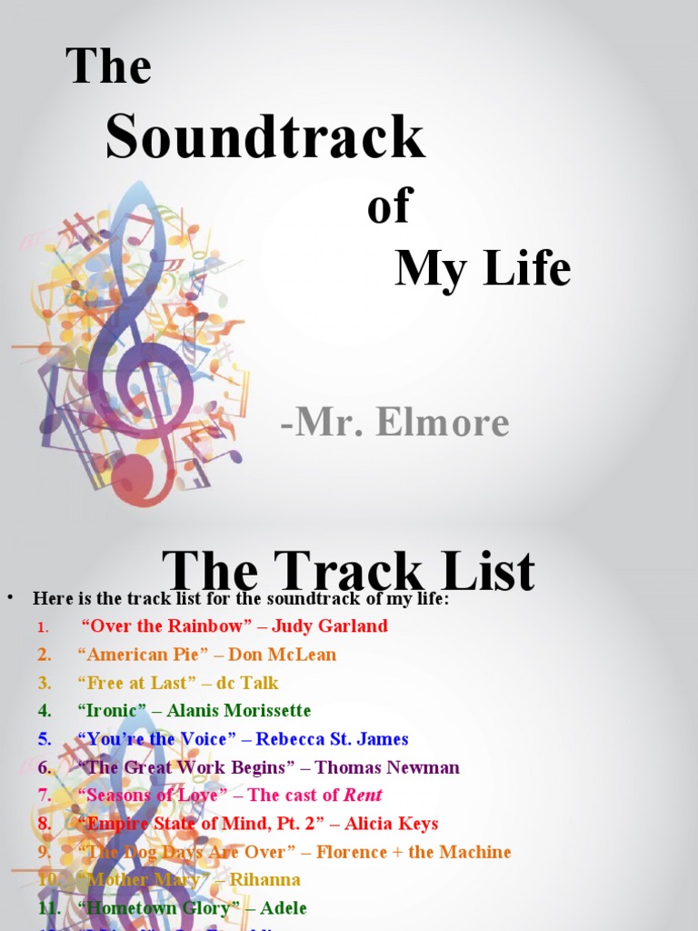 My Life's Soundtrack: A Personal Journey | PDF | Art