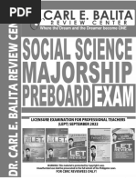 Let Reviewer For Social Studies Major | PDF | Evaluation | Science