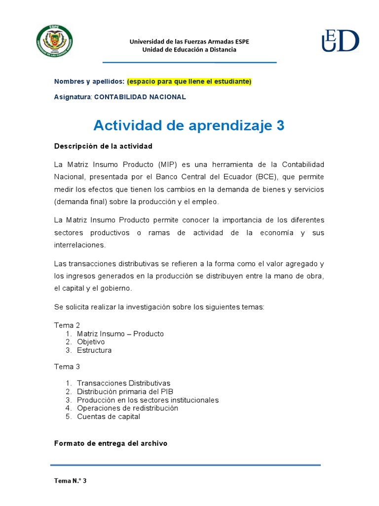 ACTIVIDAD N3 Segundo Parcial | PDF | Contabilidad | Economias