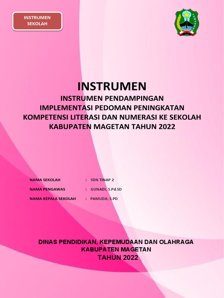 INSTRUMEN Literasi Dan Numerasi | PDF