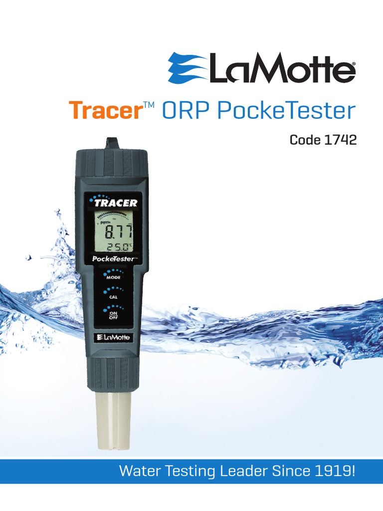 Manual ORP | PDF | Calibration | Chemistry