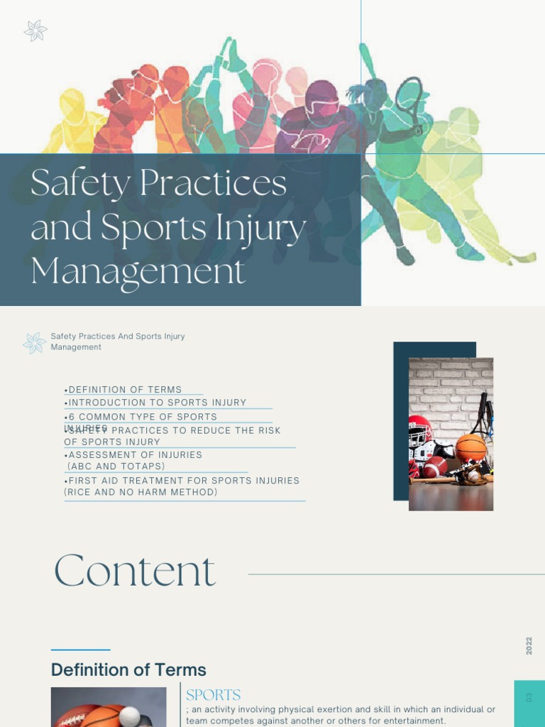 Essentials of Safety Practices and Sports Injury Management | PDF ...