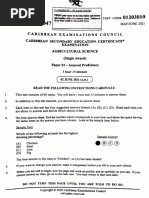Csec Integrated Science Paper 1 2023 | PDF