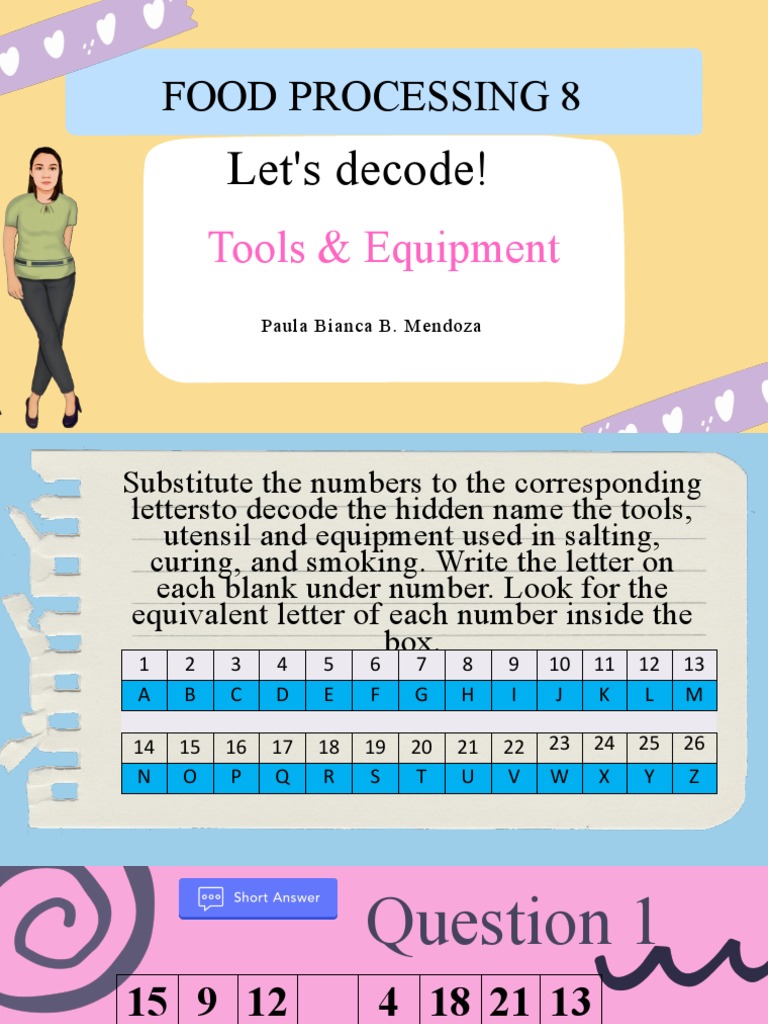 It's Decoding Time - PPTX Version 1 | PDF | Food And Drink