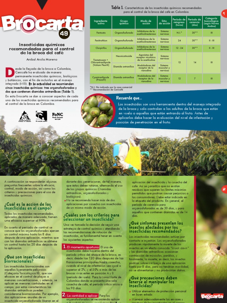 Brocarta49 Insecticidas | PDF | Insecticida | Cosecha