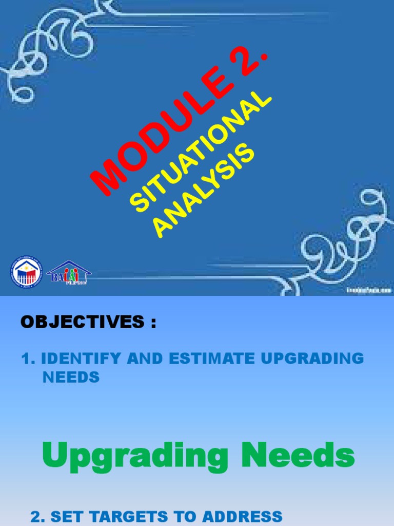 3.MODULE 2.1 UPGRADING NEEDS - Shelter Needs Assessment | PDF ...
