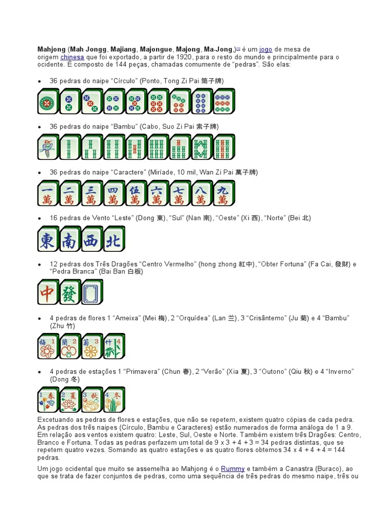 Mahjong | PDF