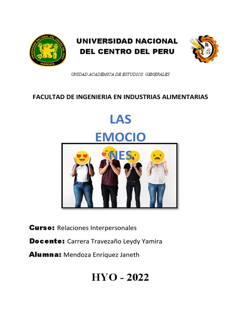 Emociones Pdf Las Emociones Felicidad
