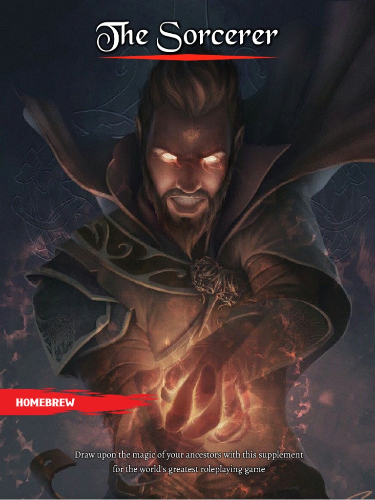 Class - Variant Sorcerer | PDF | Magician (Fantasy) | Wizards Of The Coast Games