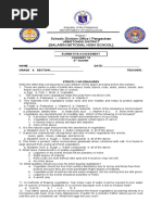 Tle 10 - Q2 - Exam - Tos | PDF | Vegetables | Cooking