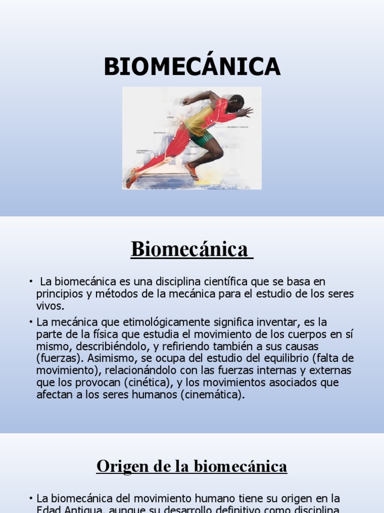 Biomecánica Historia | PDF | Biomecánica | Revolución científica