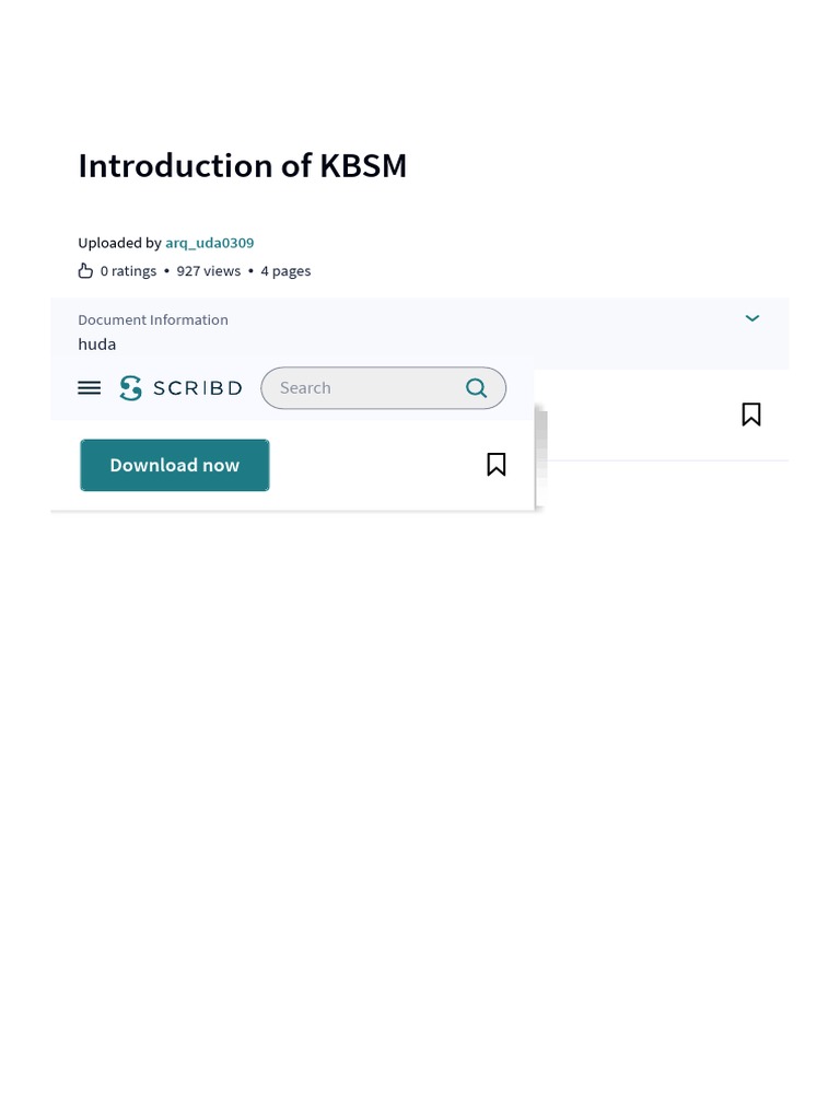 Introduction of KBSM - PDF - Curriculum - Secondary School | PDF ...