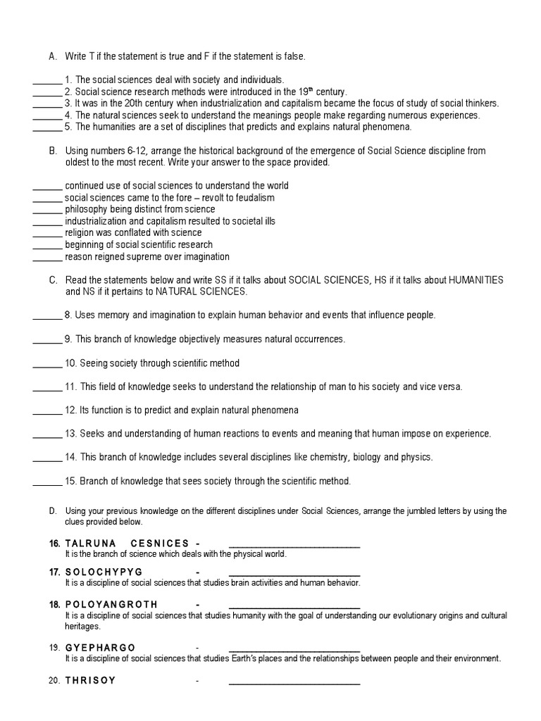 Remedial | PDF | Id | Social Sciences
