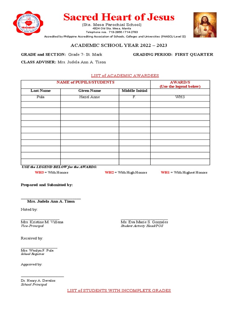 TEMPLATE For DELIBERATION 2020 2021 | PDF