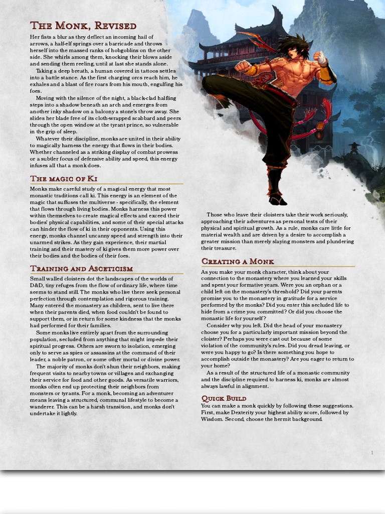 Revised Monk | PDF