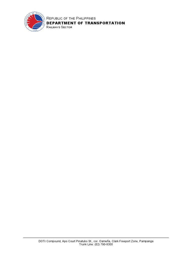 DOTr Letter Format | PDF