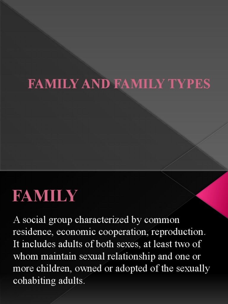 Family and Family Types | PDF
