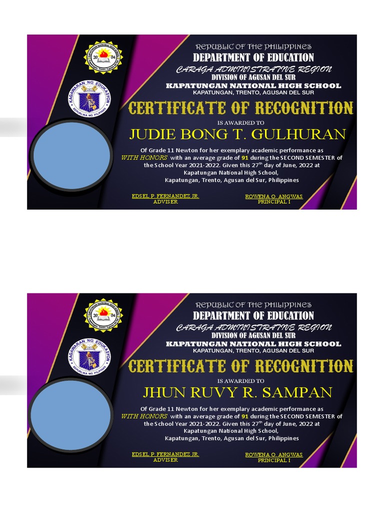 cERTIFICATE DESIGN | PDF