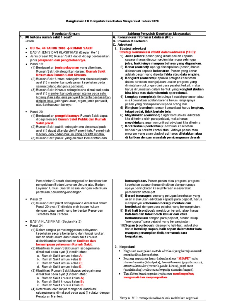 Kumpulan Soal SKB Dan Ringkasan Materi | PDF
