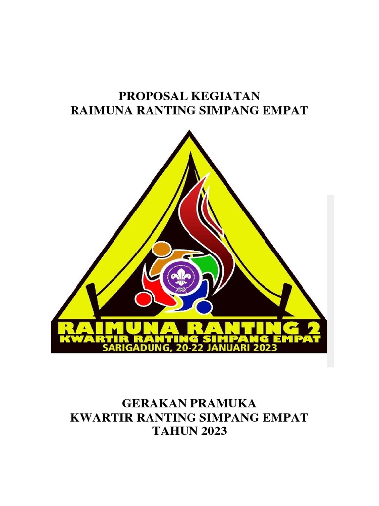 Proposal Sponsor Raimuna Ranting 2023 Revisi | PDF