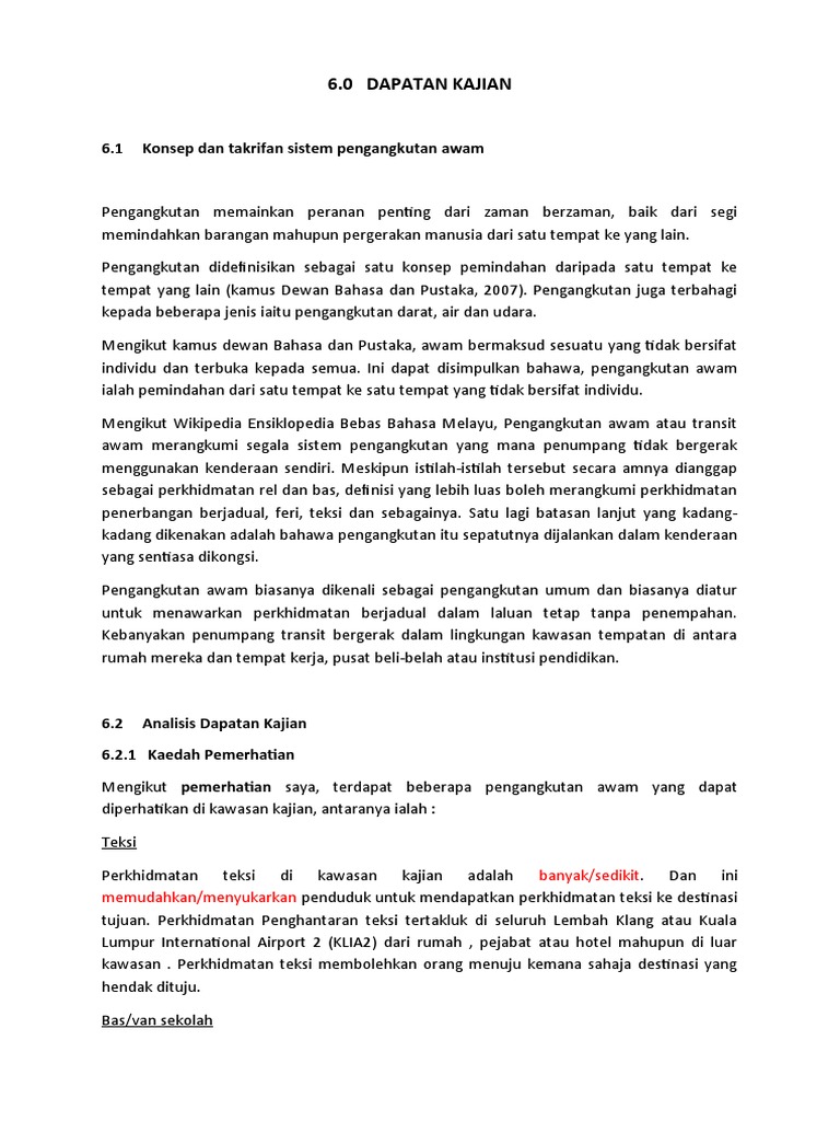 Dapatan Kajian | PDF