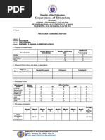 SBFP Program Terminal Report | PDF | Determinants Of Health | Nutrition