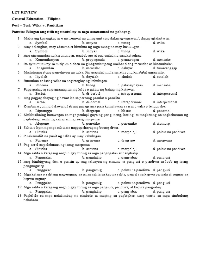 Let Review | PDF