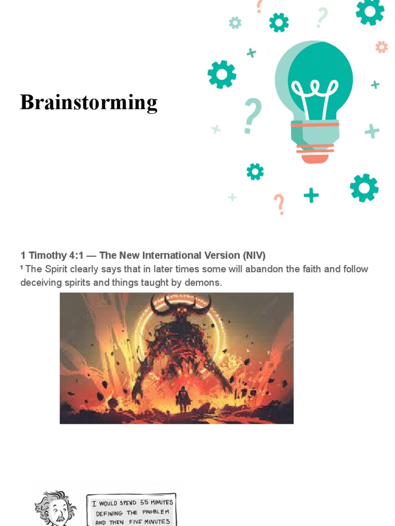 Brainstorming Infographics by Slidesgo | PDF | Planets | Solar System