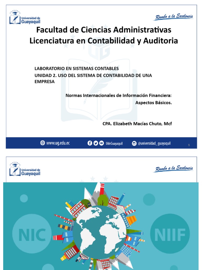 Unidad 2.01 Normas Internacionales de Informacion Financiera Aspectos Basicos | PDF | normas ...