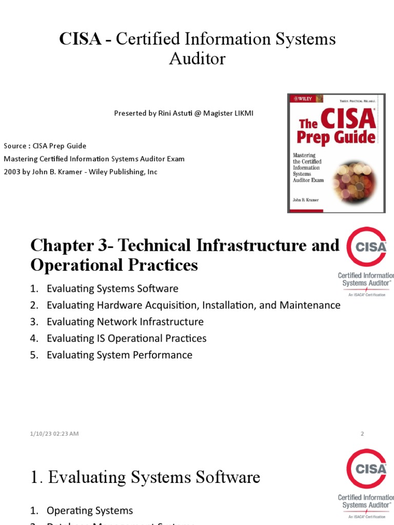 CISA - Certified Information Systems Auditor | PDF | Information ...