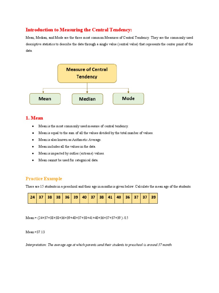 Basic Statistical Description of Data | PDF | Mean | Mode (Statistics)