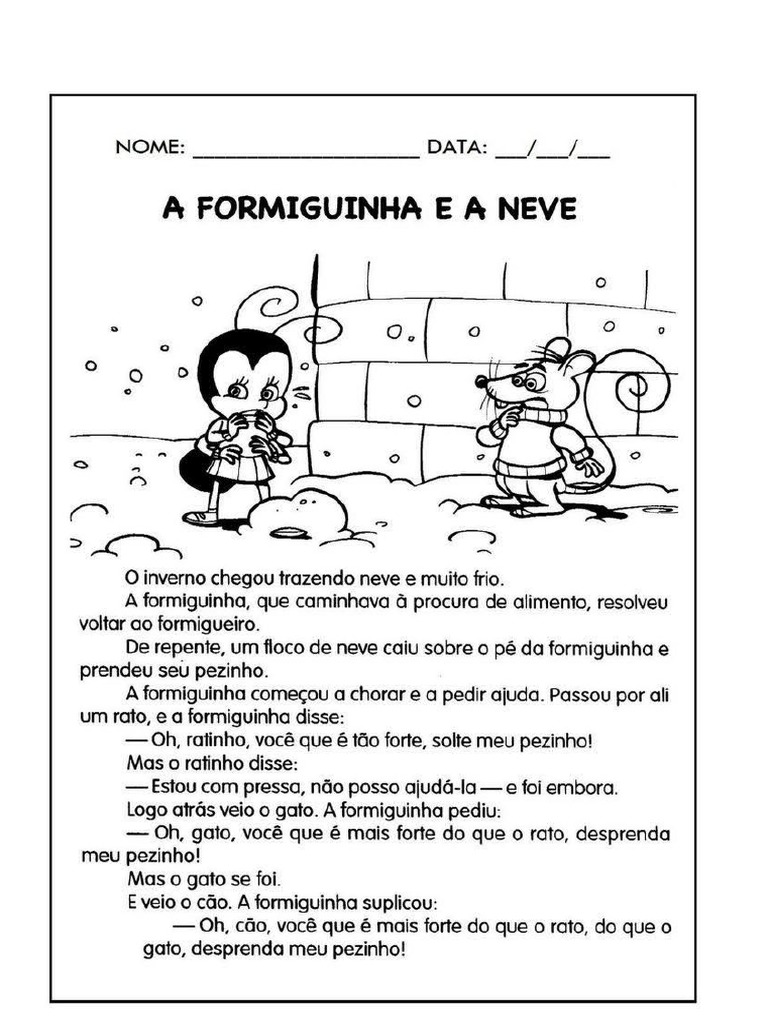 A Formiga e A Neve | PDF