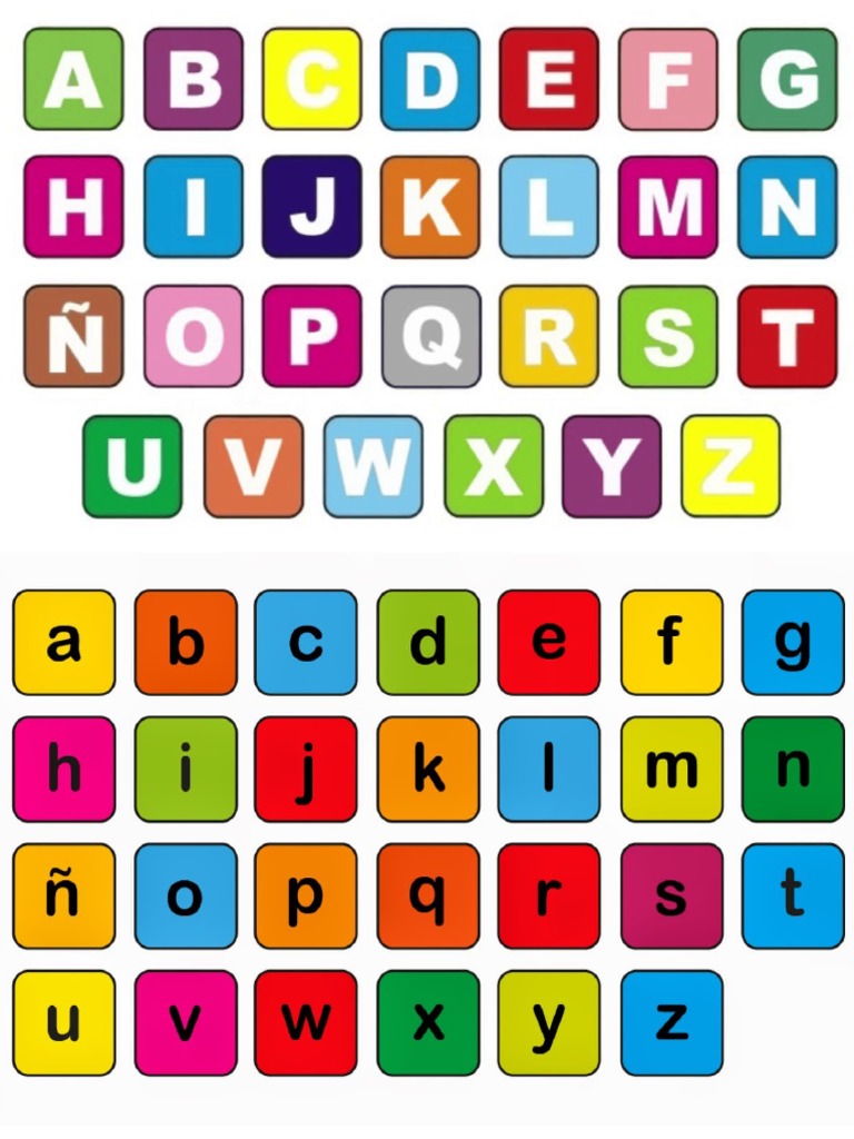 Abecedario Mayuscula y Minuscula | PDF