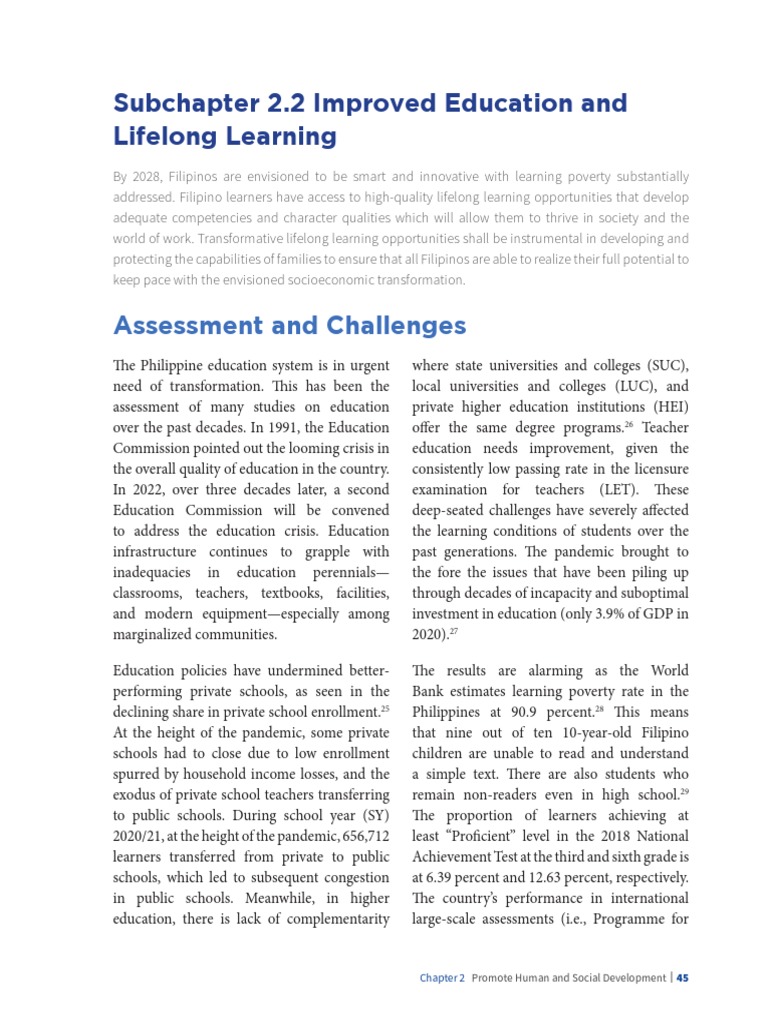 Educ Section - Philippine-Development-Plan-2023-2028 | PDF | Vocational Education | Educational ...