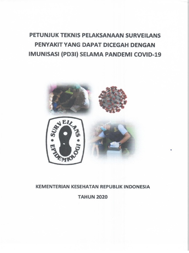 Petunjuk Teknis Pelaksanaan Surveilans PD3I Selama Pandemi Covid-19 | PDF