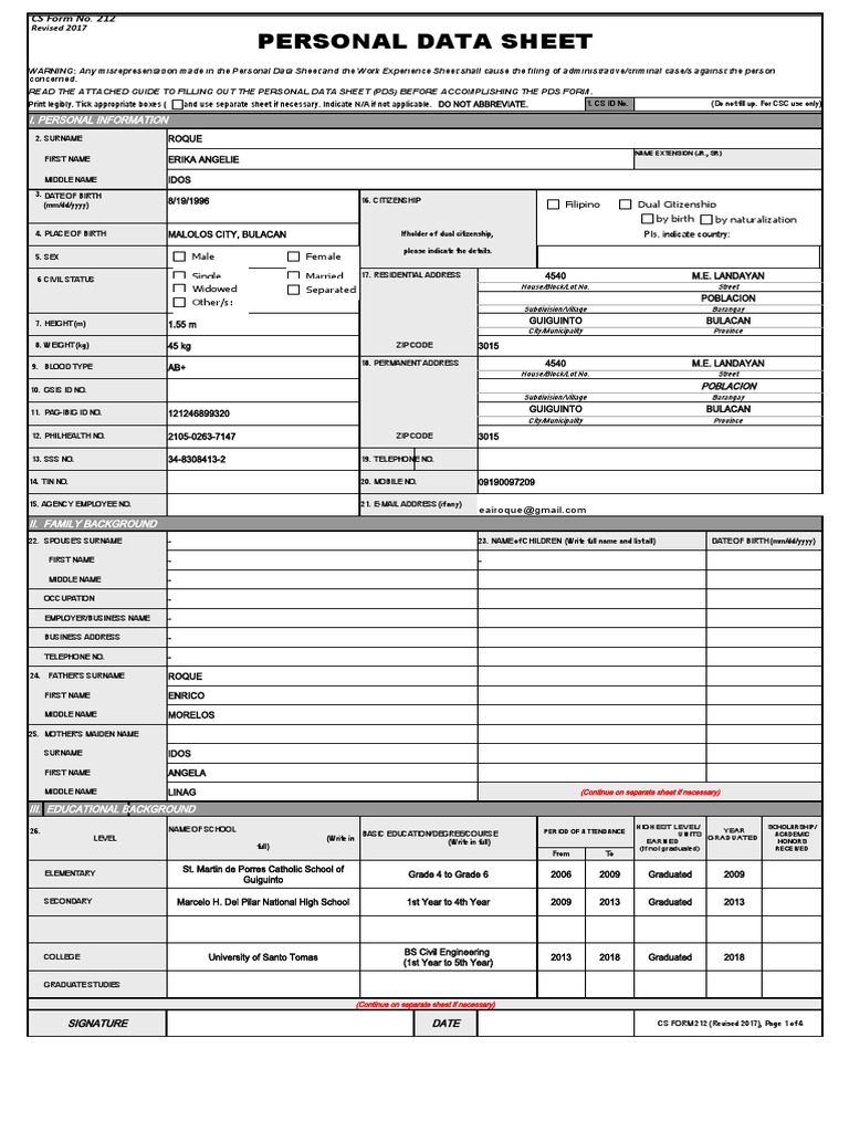 PDS NEW - Blank | PDF | Government