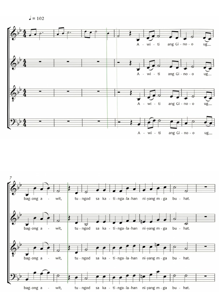 Awiti Ang Ginoo | PDF