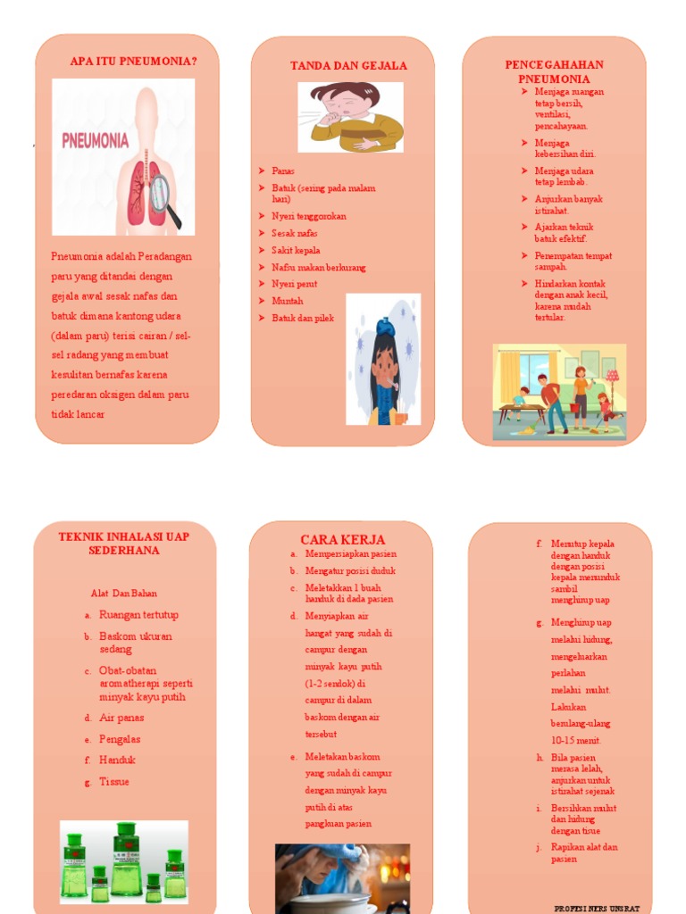 Teknik Inhalasi Uap untuk Pneumonia | PDF