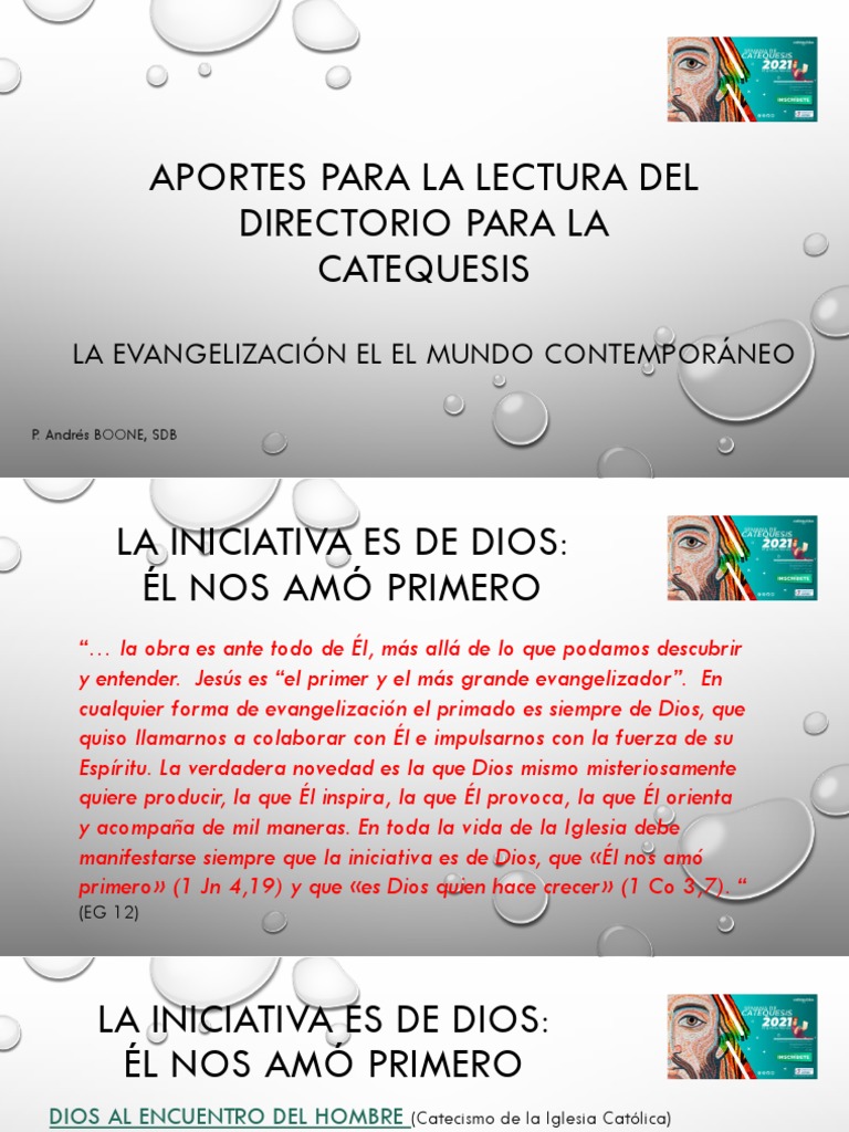 Aporte Lectura DC Parte 1 - P, Andres Boone | PDF | Evangelización | Jesús