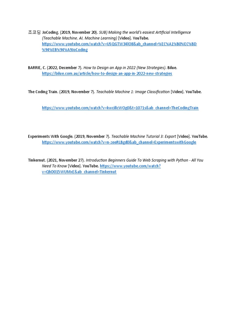 Capstone Project Citations | PDF