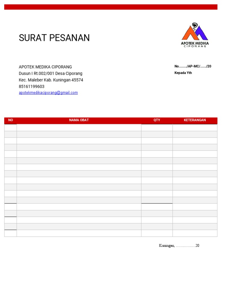 Receipt Template | PDF | Memasak, Makanan, & Anggur