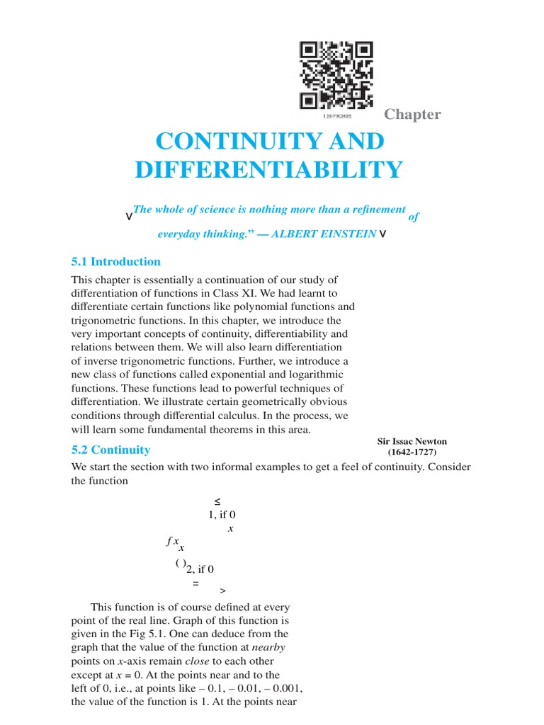 Continuity and Differentiability | PDF | Function (Mathematics) | Trigonometric Functions