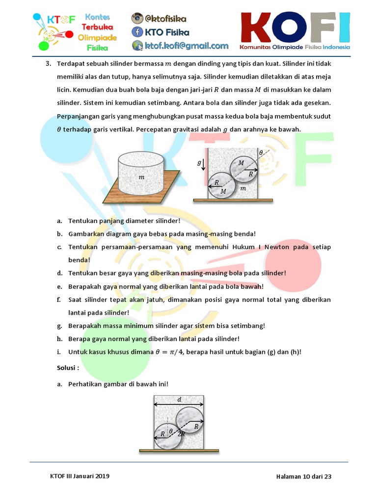 Analisis Dinamika Silinder dan Bola Baja | PDF