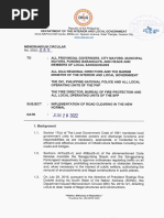 Barangay Road Clearing Ordinance 2024 | PDF | Road | Traffic